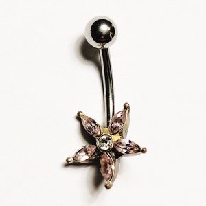 Jewelry | Flower Belly Button Navel Ring | Poshmark